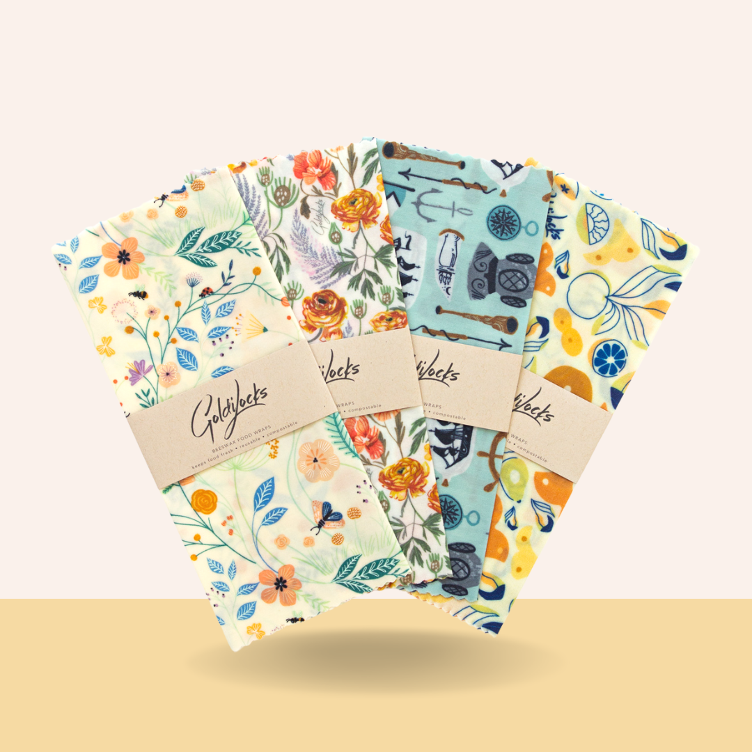 Goldilocks Goods Beeswax Food Wraps: Medium Bundle – Soma and Soil